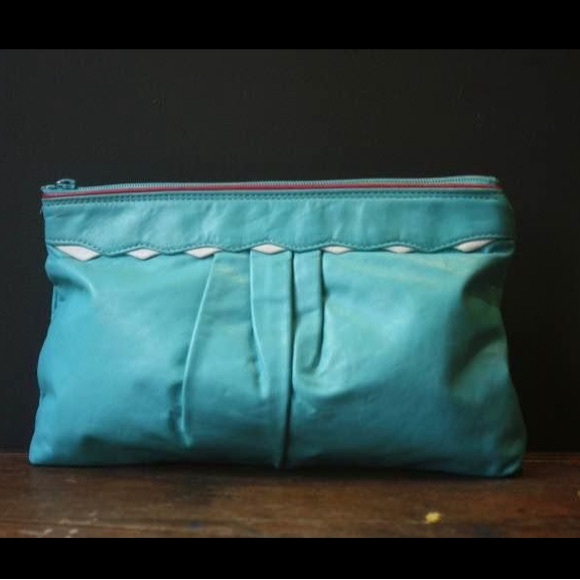 Bags | Vintage Turquoise Clutch Handbag | Poshmark
